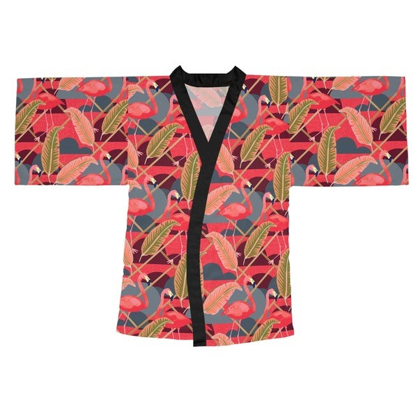Kitsch Flamingos kimono robe – Mount Vic and Me