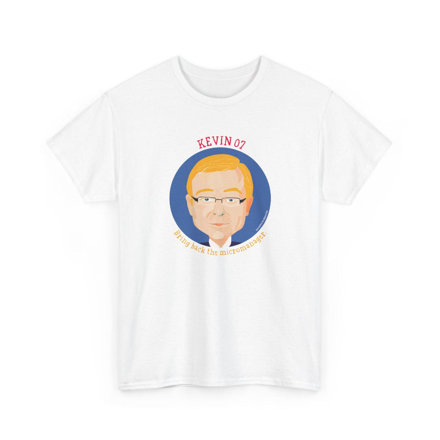 Kevin 07 micromanager classic cotton t shirt – Mount Vic and Me