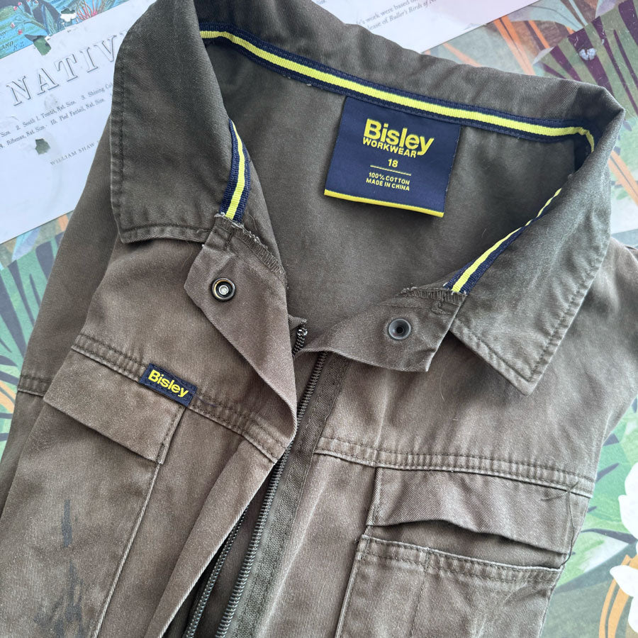 sz 18 Bisley long sleeve overalls – Mount Vic and Me