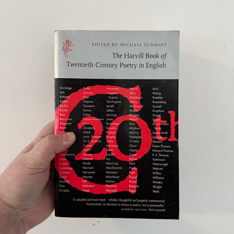 The Harvill Book of 20th Century Poetry in English – Mount Vic and Me