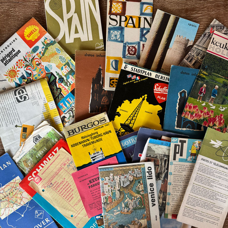 Vintage travel map collection – Mount Vic and Me